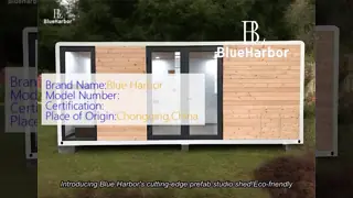 cutting edge design garden prefab studio shed with variable window positions