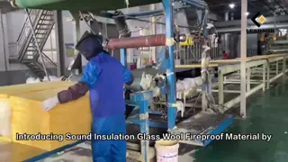aluminum foil glass fiber roll steel structure roof glass wool blanket customizable