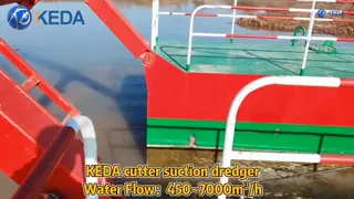 26 inch cutter suction dredger with spud carriage system for 6-15m dredging depth