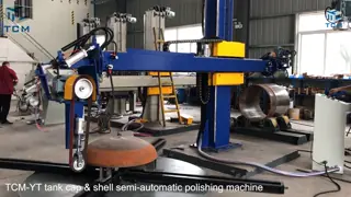 automatic stainless steel polishing machine tank surface 400v automatic metal