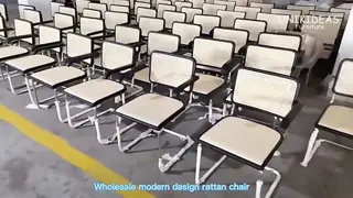 restaurant cafe furniture natural rattan armchair nordic dining chair 83cm height