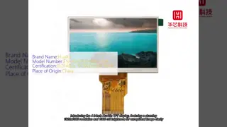 4.3 inch high resolution high brightness  tft display 1920×1080 dots 50 pins  lvds interface