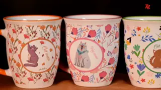 10.8cmh 340ml custom mug mother's day dia 9.2*5.7cm decal fired and color glazed