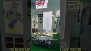 convenient 4g/wi-fi network connection cell cell phone case vending machine for metal cases