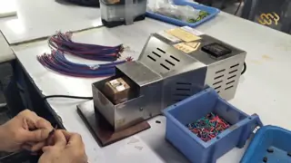 custom length 400mm 450mm 500mm multi-core terminal block copper wiring harness