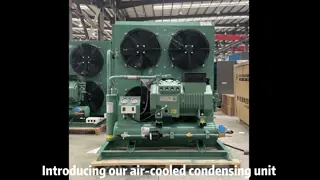 cooling system air cooled condensing units for walk in cooler freezer room cold storage room