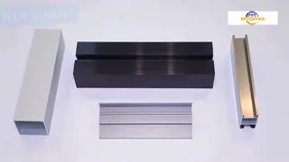 black anodized matte window aluminium profile different shape available