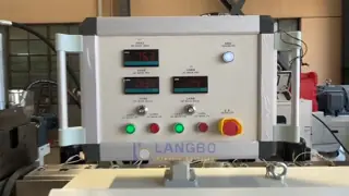 automatic hdpe pipe extrusion machine 65mm siemens motor