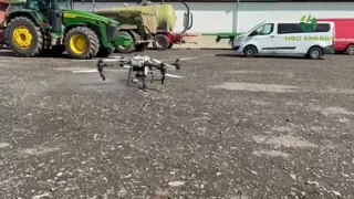 large dji t50 t60 t100 agricultural spraying drone with spare nozzle and propeller