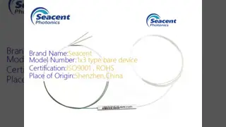 1x3 bare fiber optic plc splitter customized length good channel uniformity