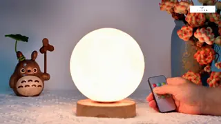 dimmable daylight therapy lamp 2700k 4000k 6000k moon shaped lights