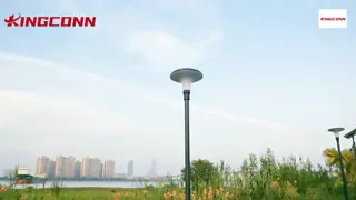smart led solar garden light remote control rgb color changing courtyard lamp