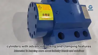 customized high-end buffer hydraulic cylinders forging precision locking and clamping