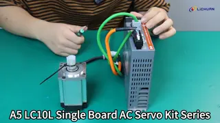 lichuan ac servo motor drivers kit a5 lc10l 200w 0.2kw 0.637n.m 220v 1.6a 3000rpm ip65