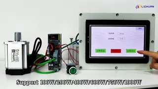 lichuan ac servo motor drivers kit a8 high accuracy sto abz 50w 0.16n.m 220v 0.8a 3000rpm ip65
