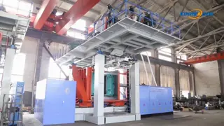125liter hdpe stretch blow molding machine plastic water tank moulding machine