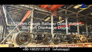 1520mm gauge railway open wagon coal wagon with 70t pay load 120km/h max. speed