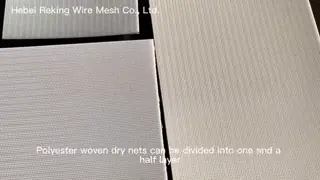 polyester molded fabric used in paper machine mills (factories)