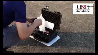 full band drone detection device indoor / outdoor portable drone detector with 1-2km range