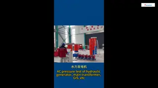 high voltage induction resonant test system ac dc hipot tester