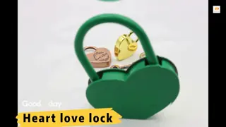 bronze antique heart shaped padlock 39*30.5mm custom love lock oem odm