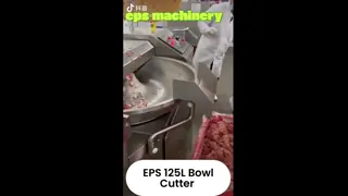 200l industrial bowl cutter for meat and sausage processing