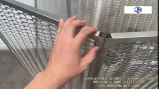 1mm architectural decorative wire mesh panels conveyor belt