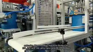 plc automatic extrusion blow molding machine for 20ltr jerry can single station blowing