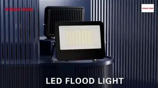 led solar flood light with dual motion sensor and 15m range for outdoor lighting