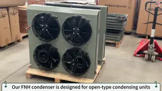ccc certified air cooler condenser condenser condenser with fan speed 1200-1800 rpm and single