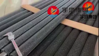 t22 high frequency weld serrated finned tube for power plant heat recovery steam generation