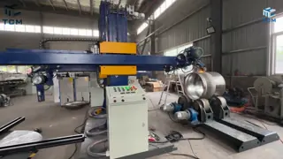 inox tank polishing machine cylindrical tank shell  inner surface metal polish grinder