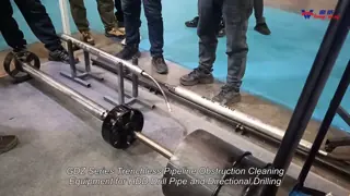 gdz series trenchless obstruction pipeline cleaning equipment for hdd drill pipe