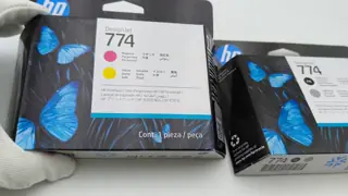 original new printhead for hp 774 p2v99a magent and yellow p2w00a photo black and light gray  p2w01a