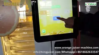 coin operated freshly squeezed orange juice vending machine 1 year warranty