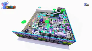 custom children's trampoline indoor playground park amusement center soft play area