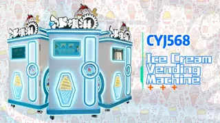 metal acrylic plastic cotton candy floss vending machine customized color