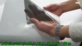 self adhesive vinyl one way vision film window glass privacy protecting printable