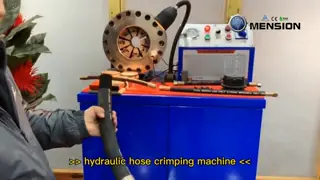 vertical rubber hose crimping machine for 2 inch high pressure hose pressing tool