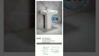 odm ceramic porcelain traditional pedestal sink hand wash kitchen sanitatyware freestanding
