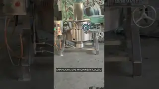 hot sale food industry cooker pot sus304 gas heating jacketed kettle with agitator