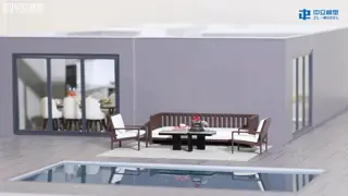 modern architectural scale model - deluxe edition with detailed interior & exterior design
