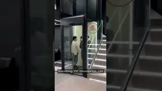 mini home elevator with clear acrylic door | 500 lbs capacity