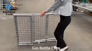 stainless steel gas bottle cage 16 bottle holder 1200l capacity