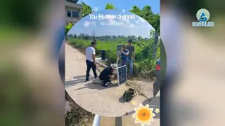 rain lightning protection split solar street light for municipal roads rural construction