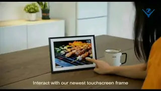 10.1 inch wifi cloud digital photo frame 1080p ips touch screen