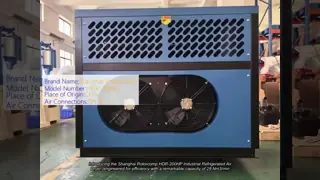 shanghai rotorcomp hdr-200hp industrial refrigerated air dryer with drying capacity