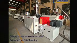 automatic pvc pipe extrusion line four strand twin screw