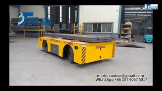 heavy duty battery powered transfer cart with intelligent electric drive and modular design for hand