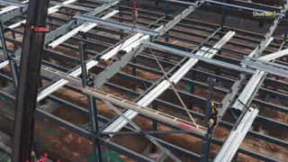 prefabricated steel frame warehouse